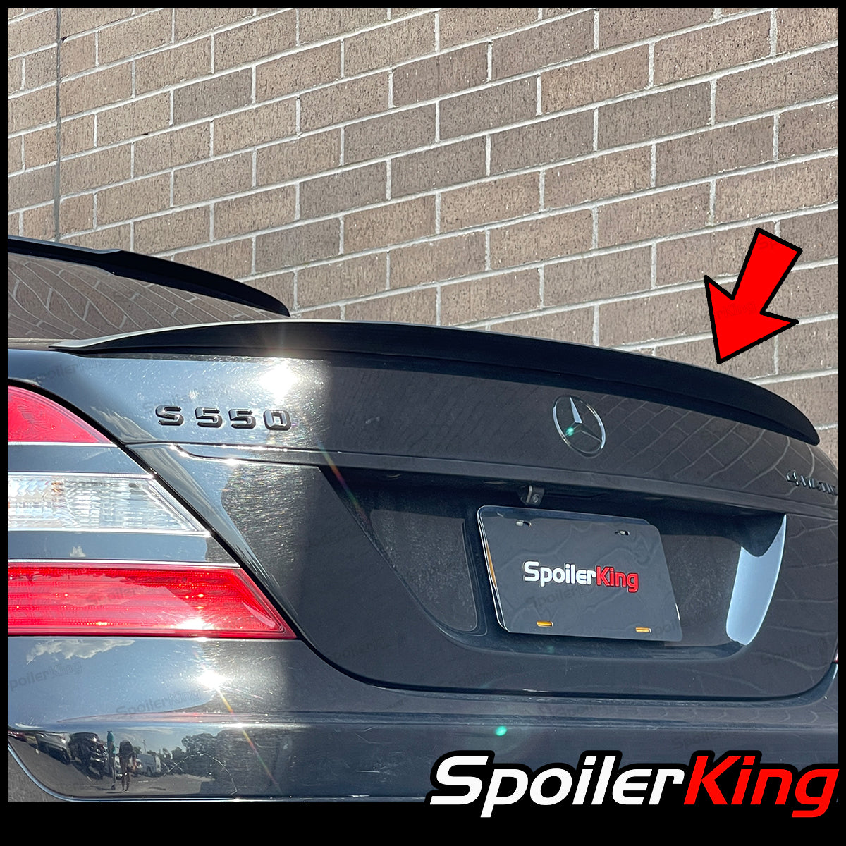 Mercedes Benz S Class W221 2007-2013 Duckbill Trunk Spoiler (284K ...