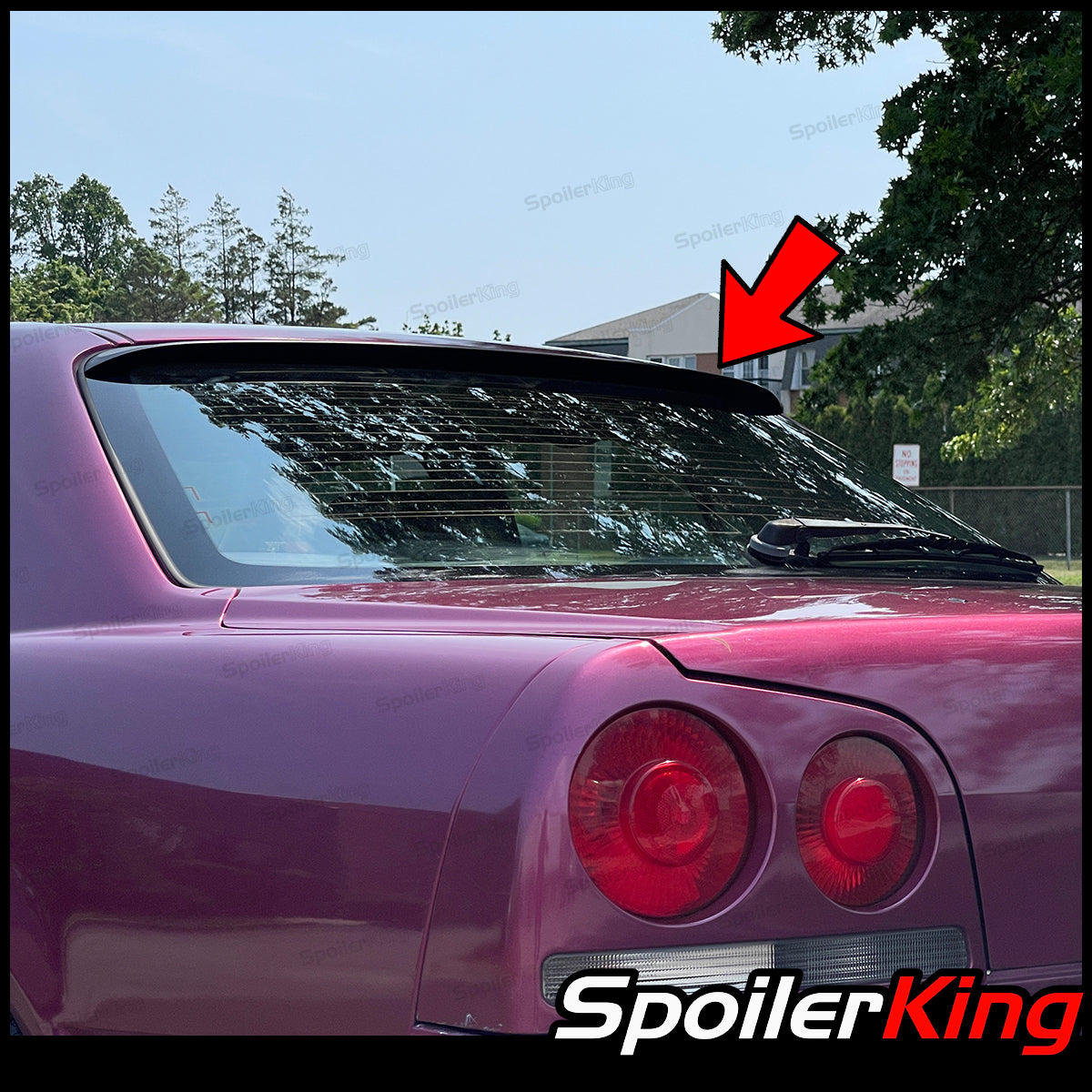 Nissan Skyline R34 4dr Sedan HR34 ER34 1998-2002 Rear Window Roof Spoi ...