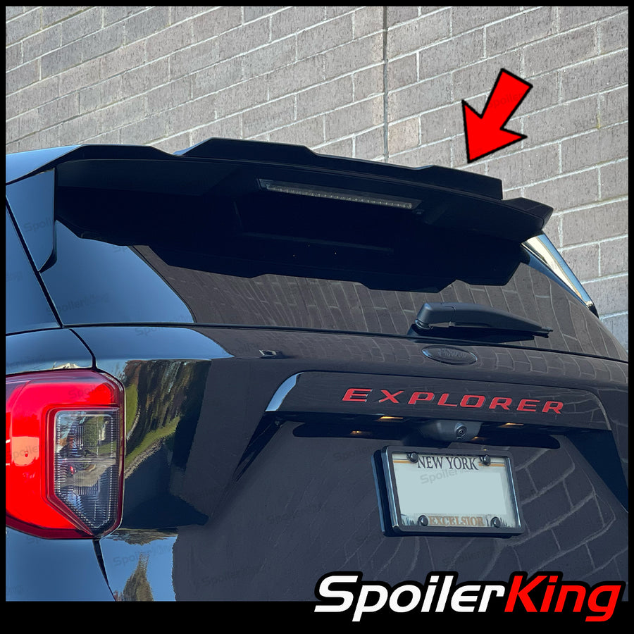 Ford Explorer 2020-present Add-on Rear Roof Spoiler w/ Center Cut (284 ...
