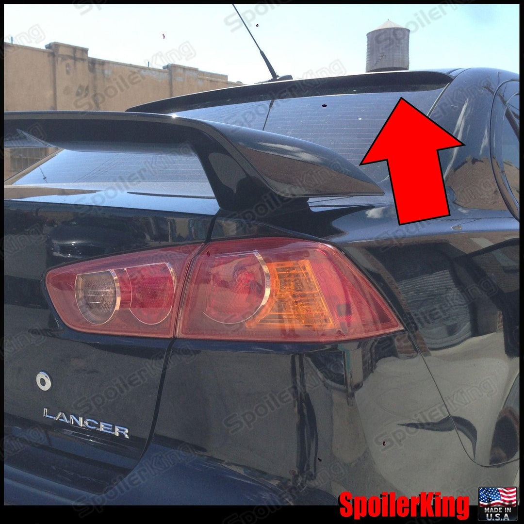 Mitsubishi Lancer 2008-2015 Rear Window Roof Spoiler (284R) – SpoilerKing