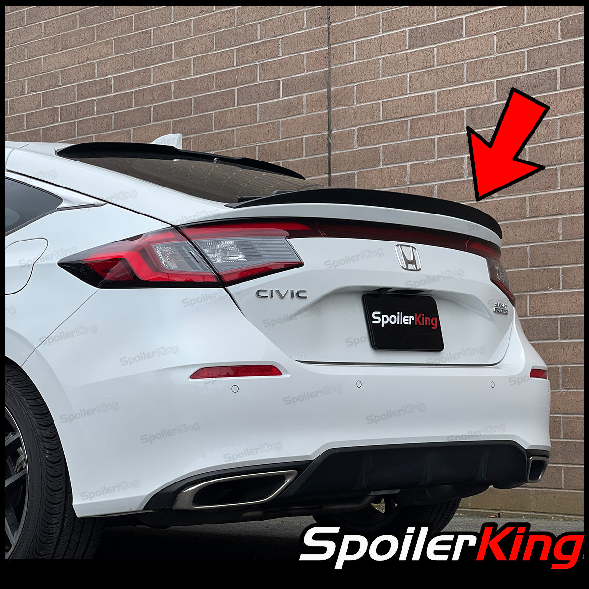 Honda Civic 5dr Hatchback 2022-present Trunk Spoiler (284K) – SpoilerKing