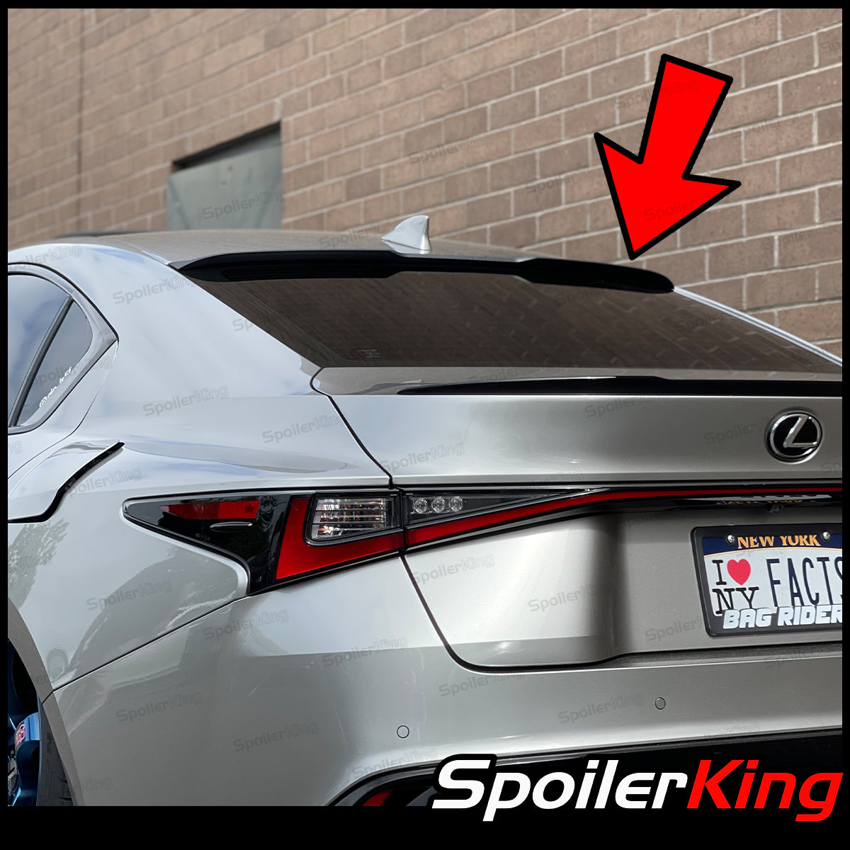 Lexus IS Series IS300 IS350 IS500 2021-present Rear Window Roof Spoile ...