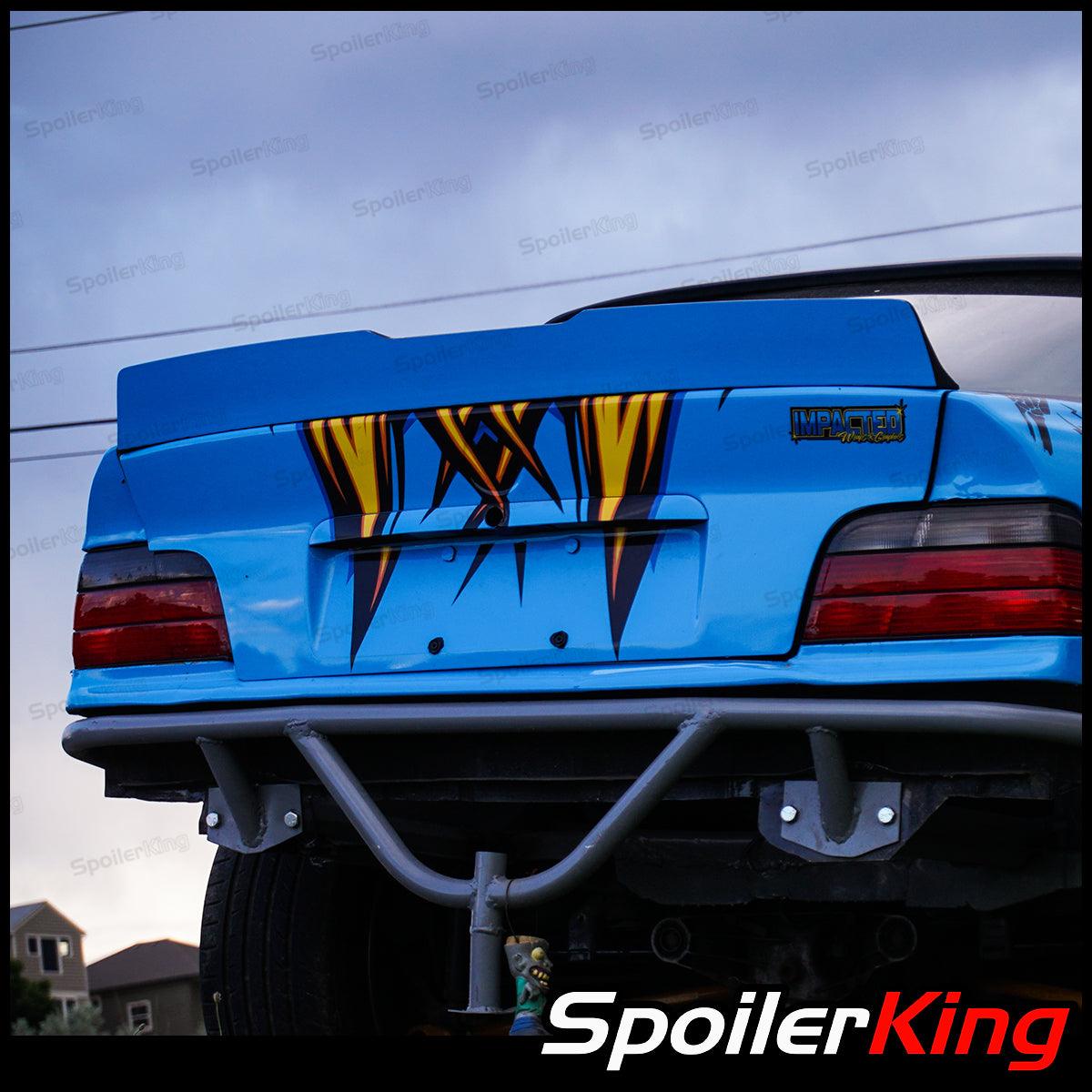 BMW 3 Series E36 2dr 1992-1998 Bolt-on Duckbill Trunk Spoiler w/ Cente ...