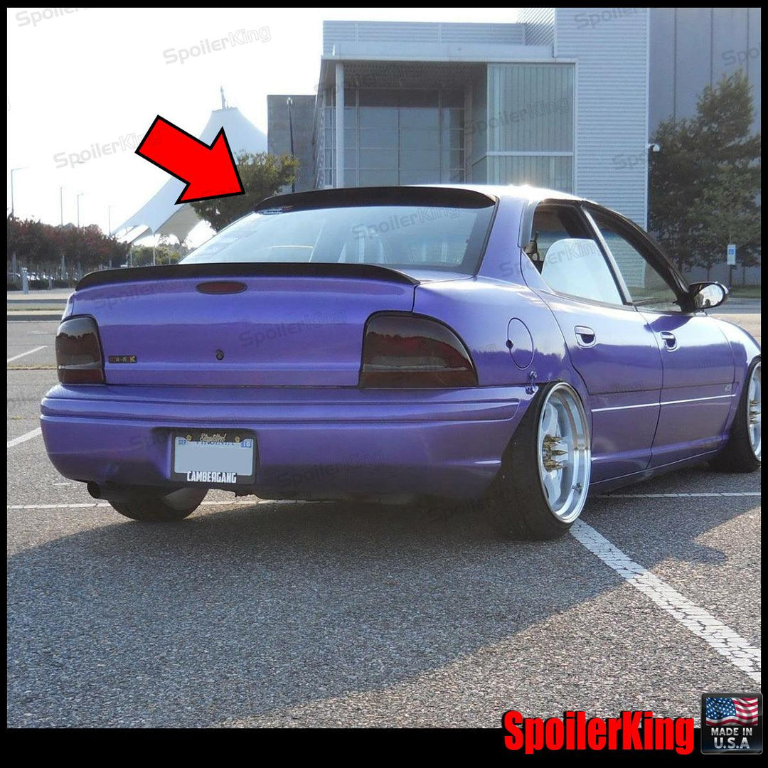 Dodge Neon 1995-1999 Rear Window Roof Spoiler XL (380R) – SpoilerKing